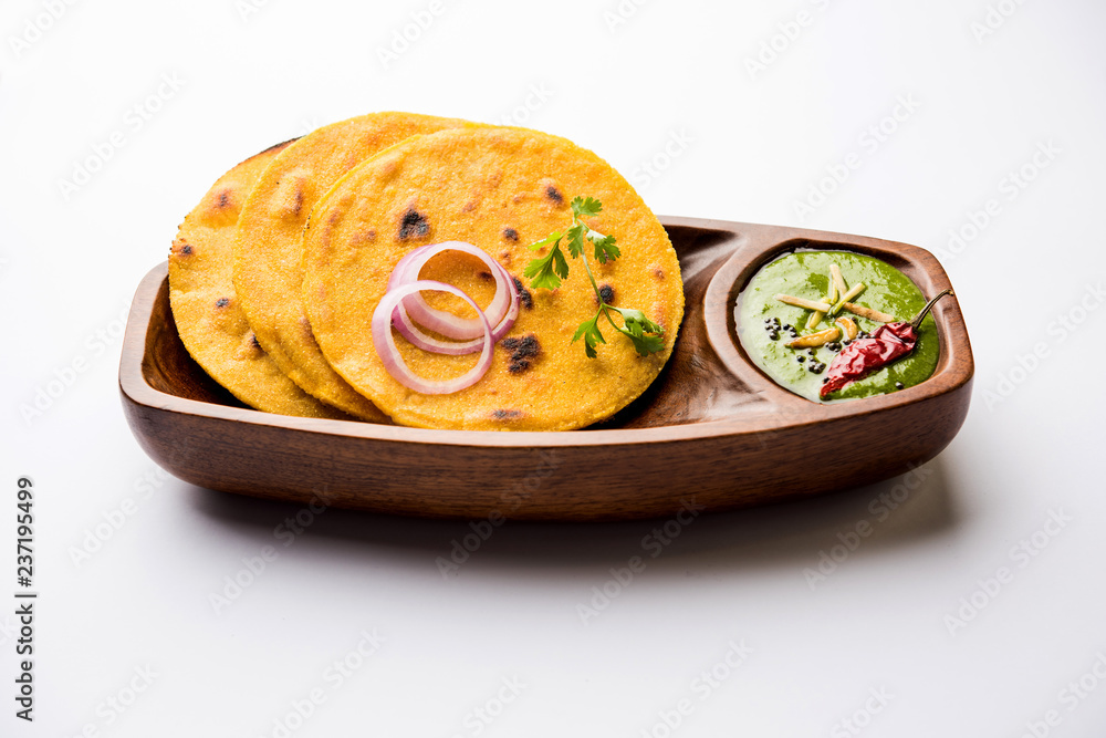 Makki di roti with sarson ka saag, popular punjabi main course recipe ...