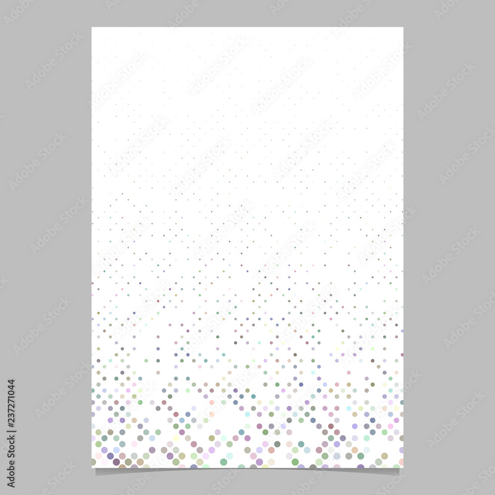 Abstract Repeating Dot Pattern Brochure Template Background Vector
