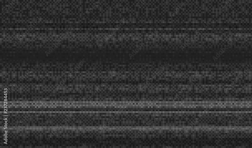 Glitch Texture pixel noise. Test TV Screen Digital VHS Background ...
