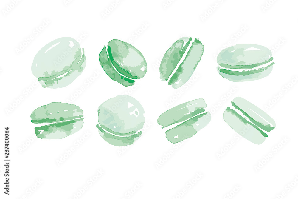 pastel color macaron sweet cake. Stock Vector | Adobe Stock