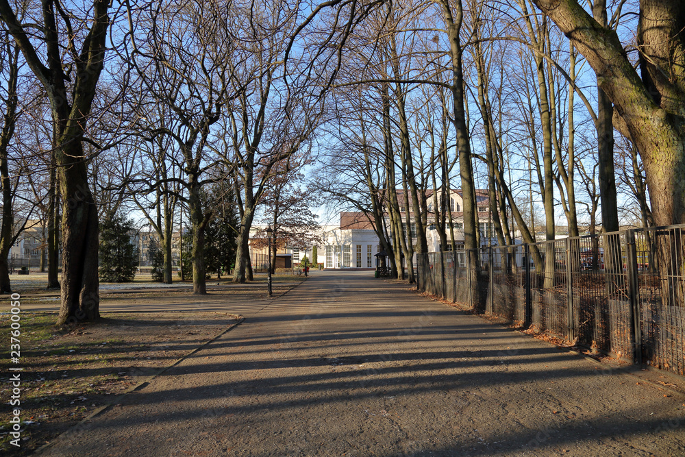 Foto stock di On the territory of the Kaliningrad city zoo. One of the ...