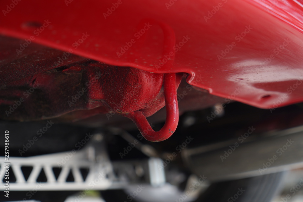 Car's hitch bar , tow bar Stock Photo | Adobe Stock