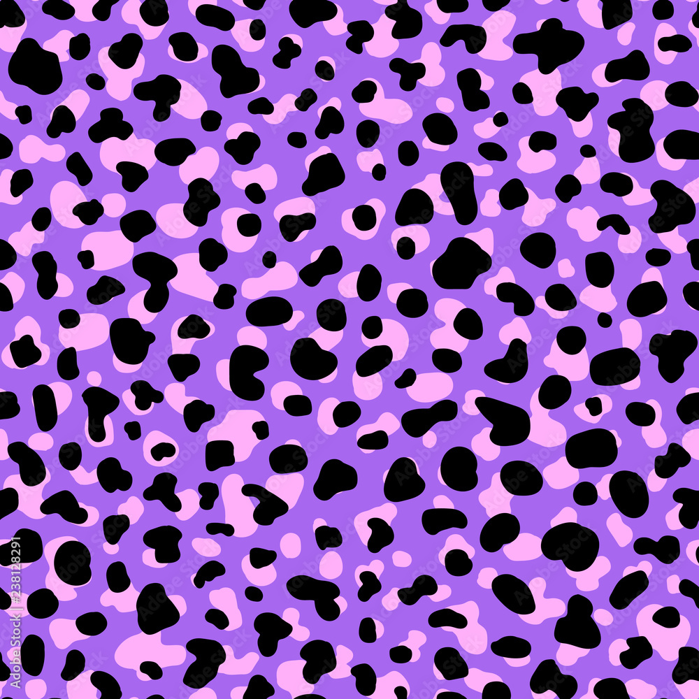 Exotic animal neon skin texture seamless pattern. Pink, purple, and ...