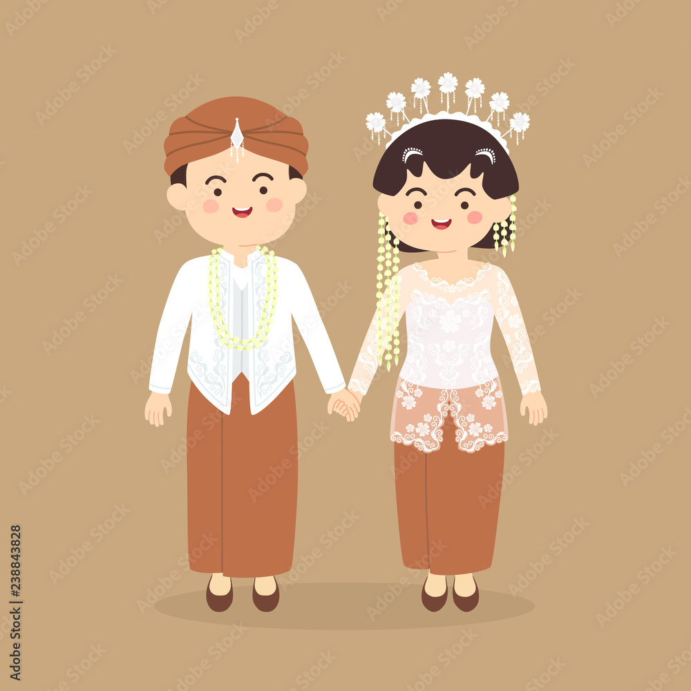 Java Indonesia Wedding Couple, cute Indonesian Javanese traditional ...