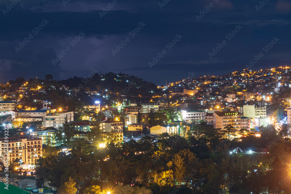 Baguio Cityscape in the philippines Stock Photo | Adobe Stock