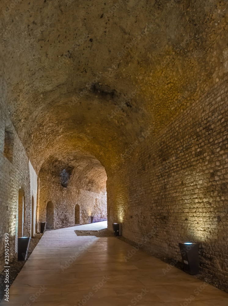 Foto Roman ruins of Tarraco, Tarragona (Catalonia, Spain). The oldest ...