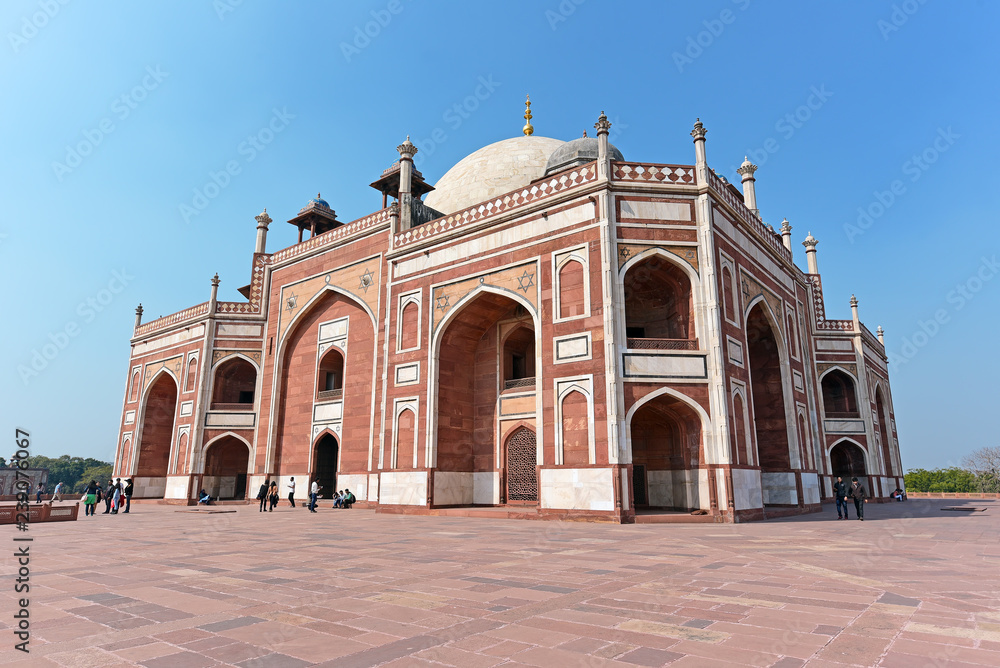 Famous Humayun s Tomb in Delhi, India. It was commissioned by Humayun s ...