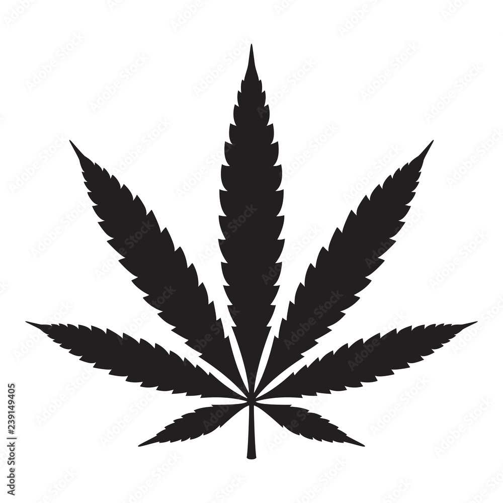 Vetor Marijuana vector cannabis leaf weed icon logo symbol sign illustration graphic do Stock ...