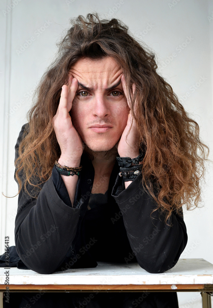 Male Actors With Long Black Hair 60 Photos - Moonagedaydream.film