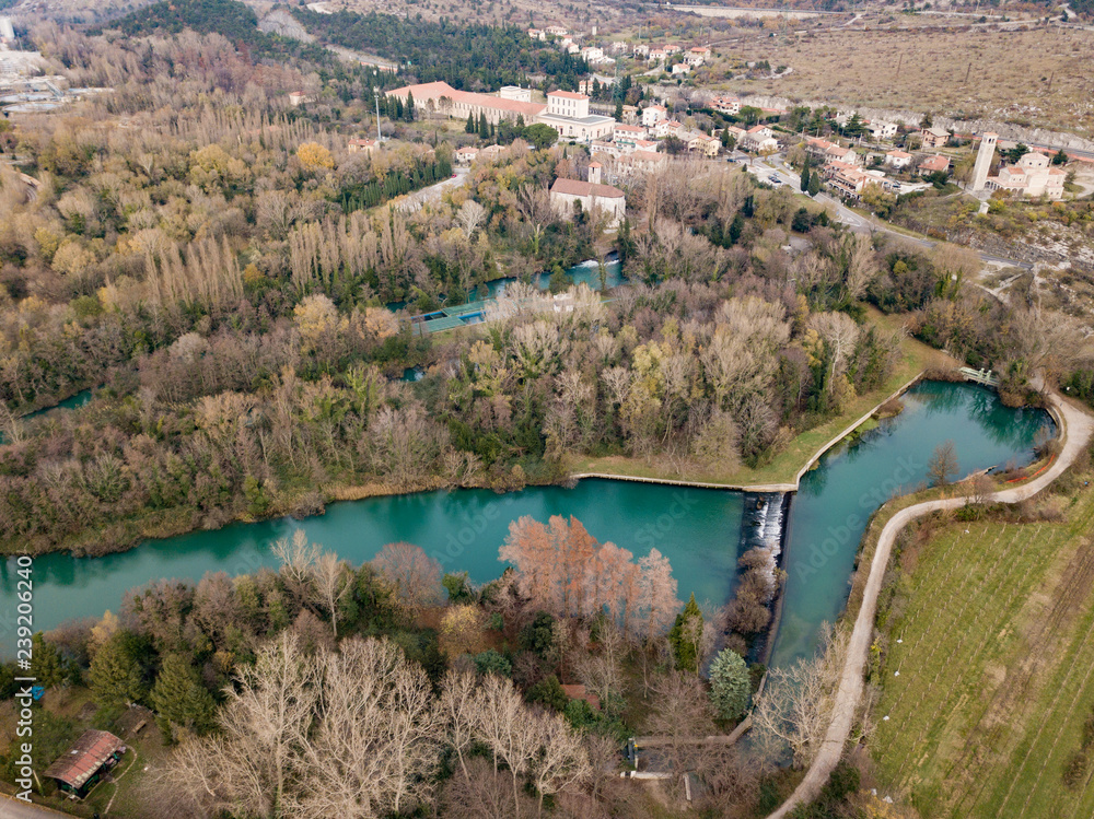 The Timavo River (Il fiume Timavo, Timava, Timav) is a two-kilometre ...