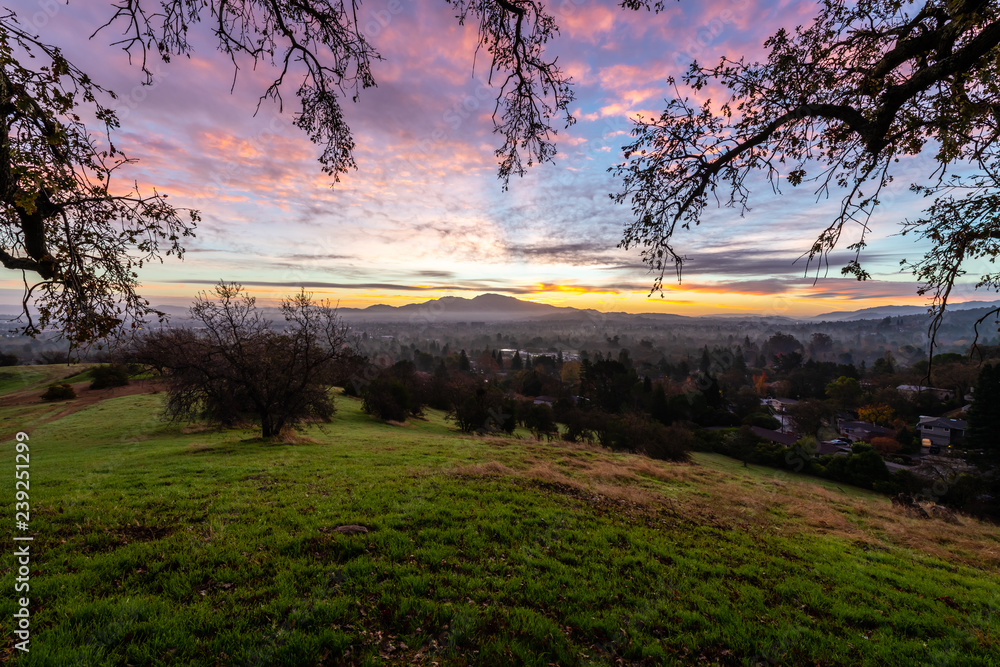 Dinosaur Hill Park at Dawn Stock Photo | Adobe Stock