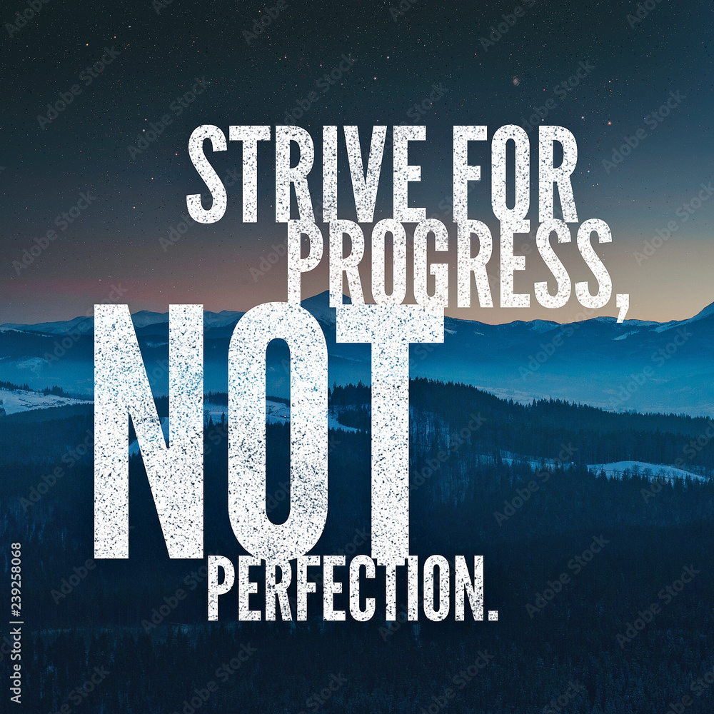 Motivational and inspirational quotes written on nature background ...