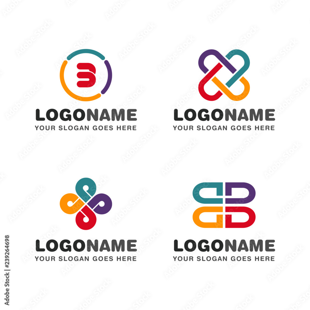 Simple Unique Icon Symbol Logo For Business Stock Vector | Adobe Stock