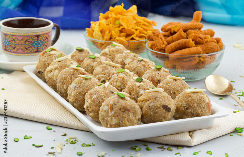 Indian Traditional Sweet Food Urad Dal Laddu Also Know as Laddoo, Ladoo ...