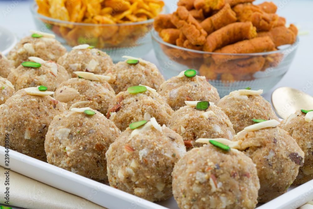 Indian Traditional Sweet Food Urad Dal Laddu Also Know as Laddoo, Ladoo ...