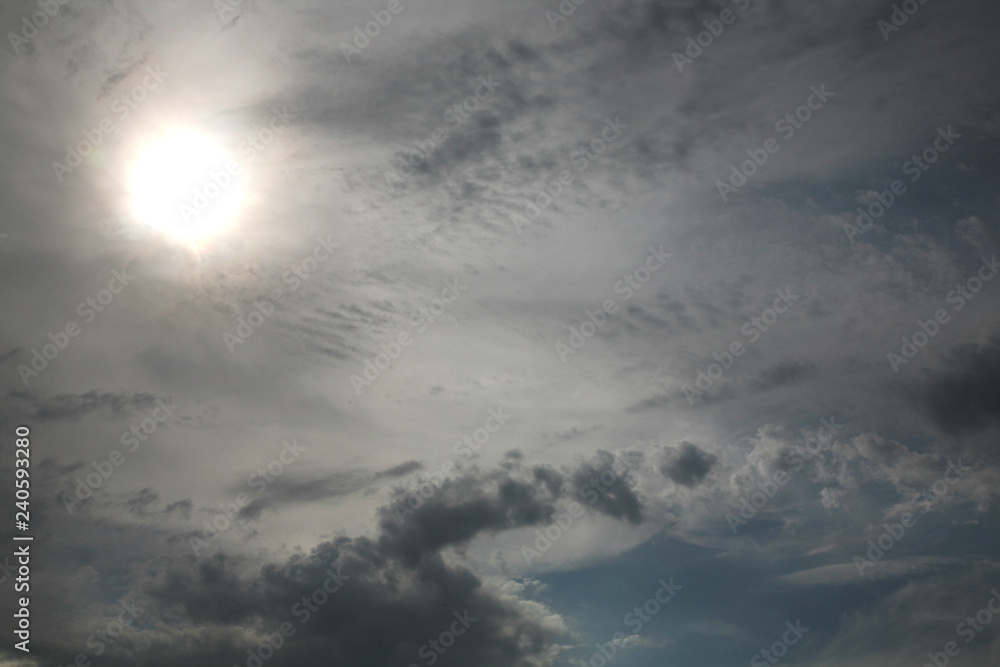 Weather in the sky depends on the color of the clouds. Images of clouds ...