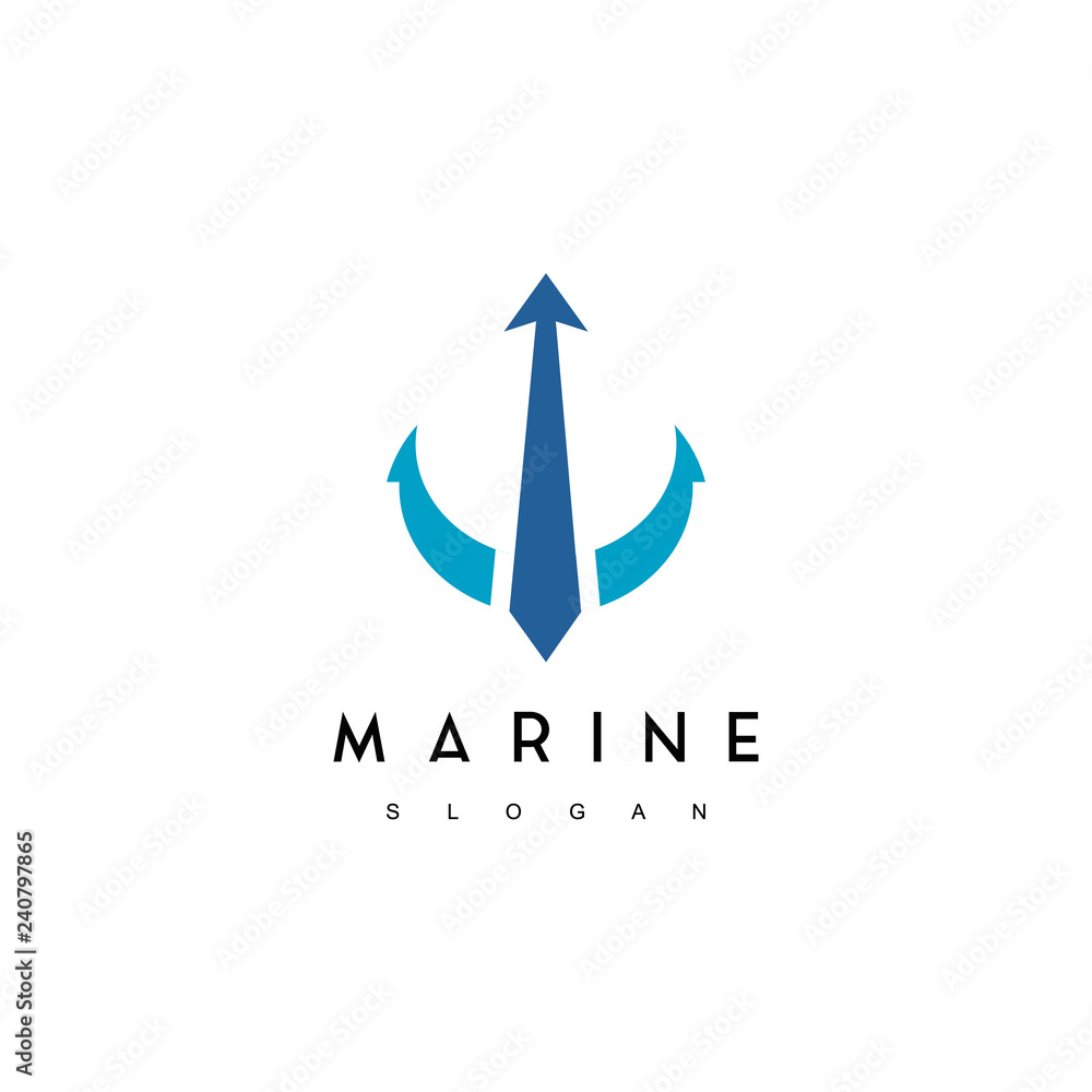 Professional Marine Logo Design Inspiration Stock Vector | Adobe Stock