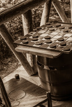 Checkers On Barrel Free Stock Photo - Public Domain Pictures