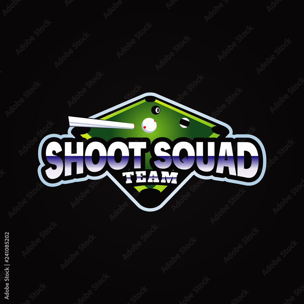 Pool Billiard Logo Symbol Icon Stock Vector | Adobe Stock