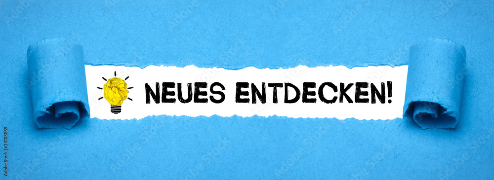 Neues entdecken! Stock Photo | Adobe Stock