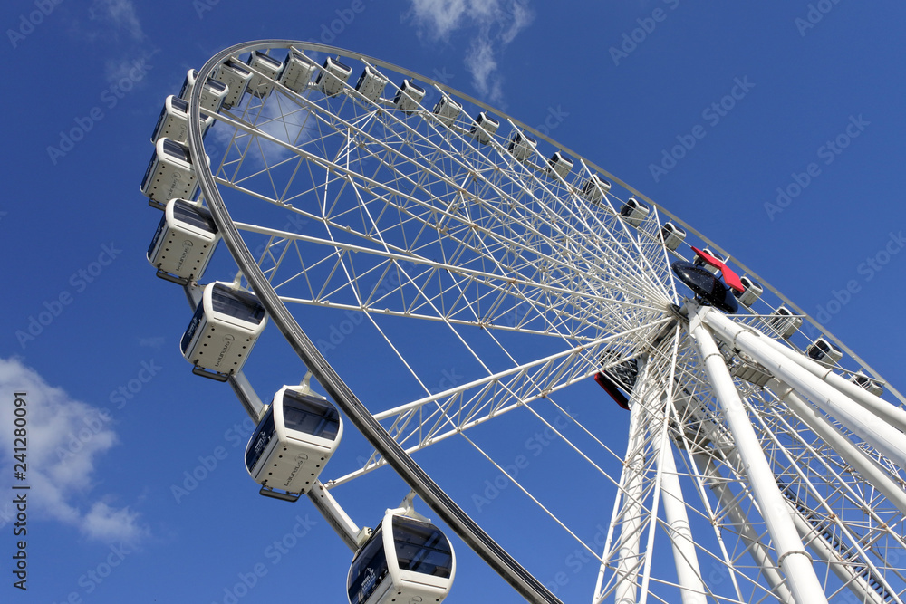 Wheel of Brisbane Ferris wheel Stock Photo | Adobe Stock