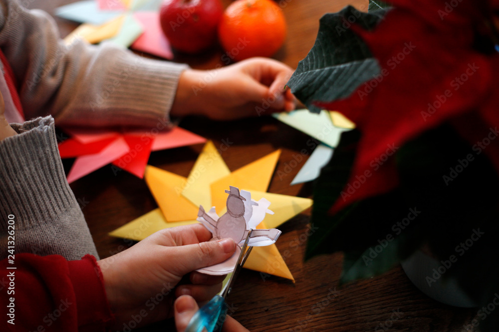 Weihnachtsstern Basteln Kinder