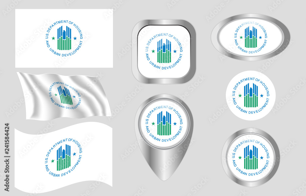 Flag of the US Department of Housing and Urban Development Stock Vector ...