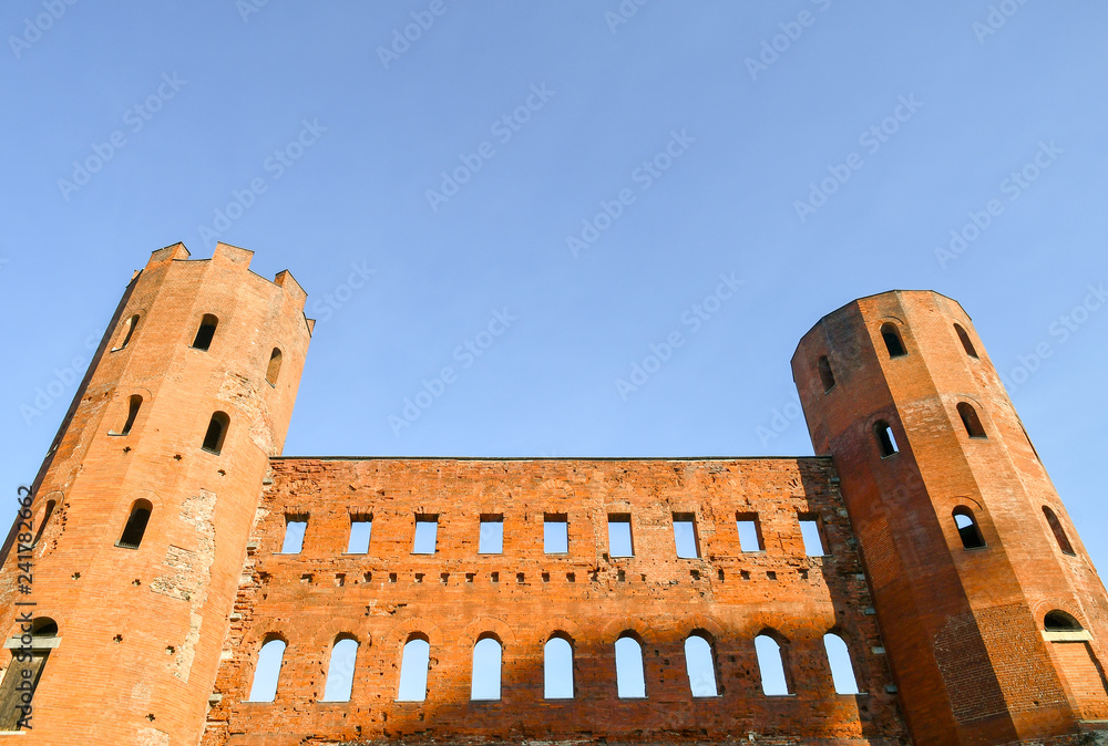 The Palatine Gate (Porta Palatina) is a Roman Age city gate that served ...
