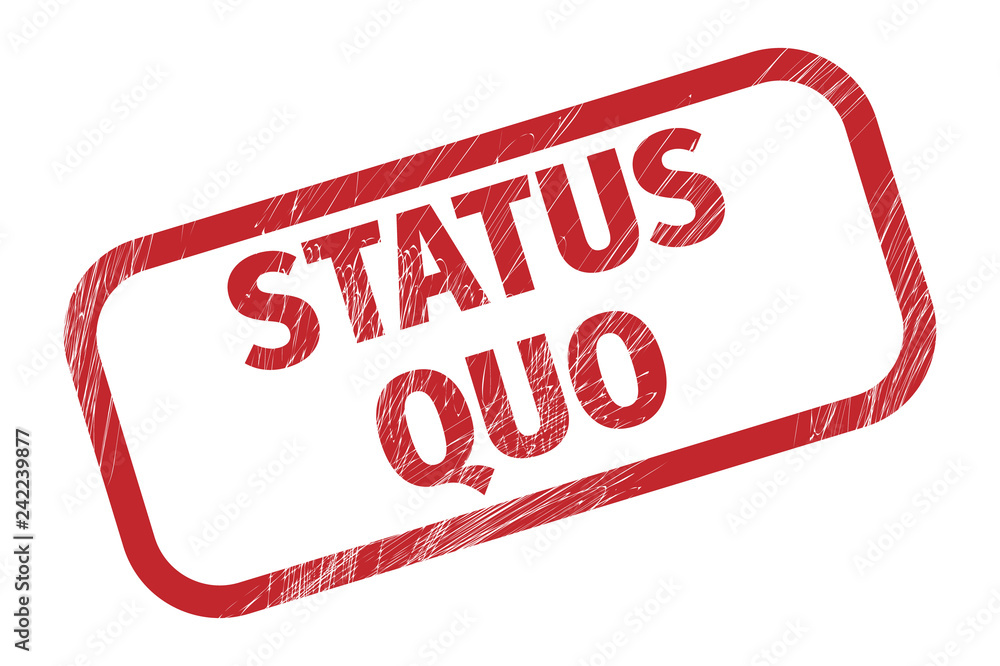 Status quo on ripped paper - Status Quo Stock Vector | Adobe Stock