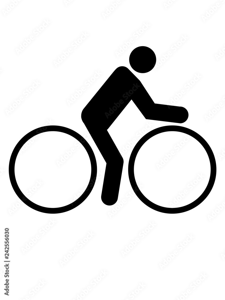 fahrrad fahren schnell fahrradfahrer rad logo piktogramm clipart ...