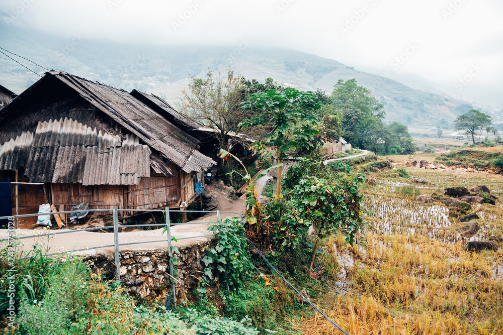 Lao Chai countryside village in Sapa, Vietnam Stock Photo | Adobe Stock