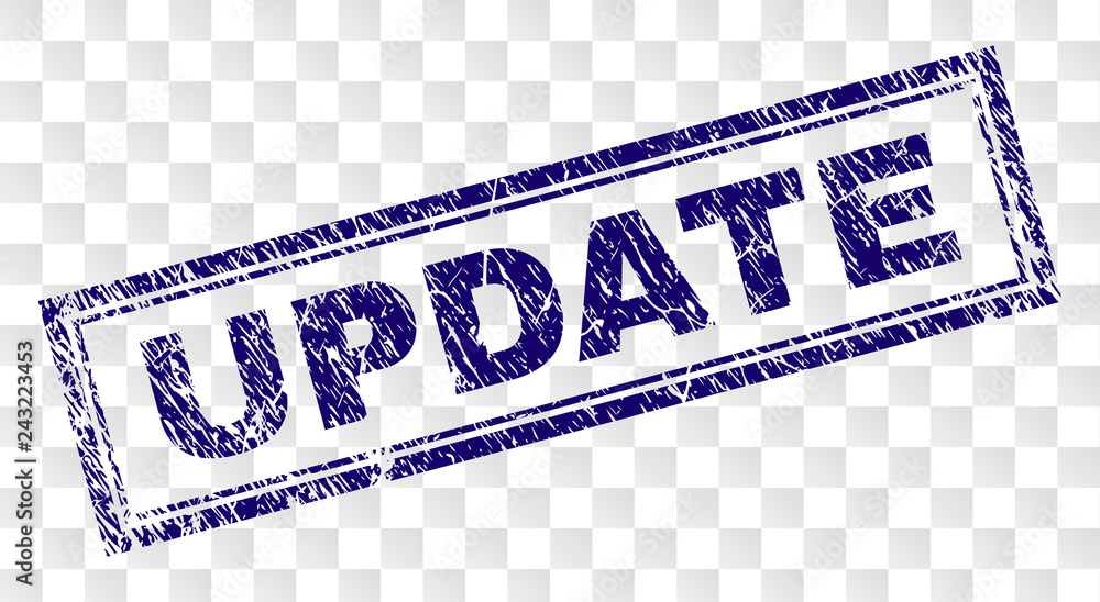 UPDATE stamp seal print with rubber print style and double framed ...