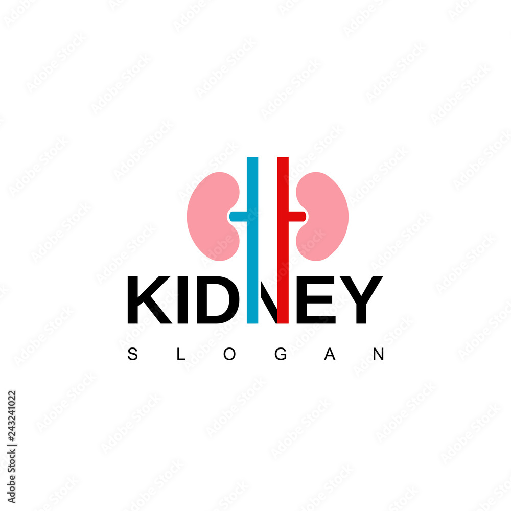 Kidney Logo, Urology Logo Design Inspiration Stock Vector | Adobe Stock