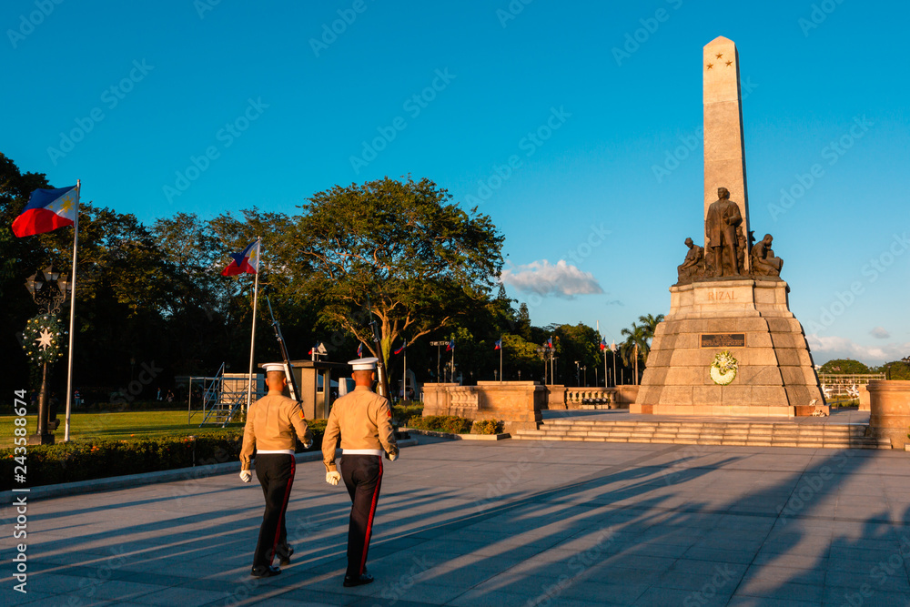 Monument in memory of Jose Rizal (National hero) at Rizal park in ...