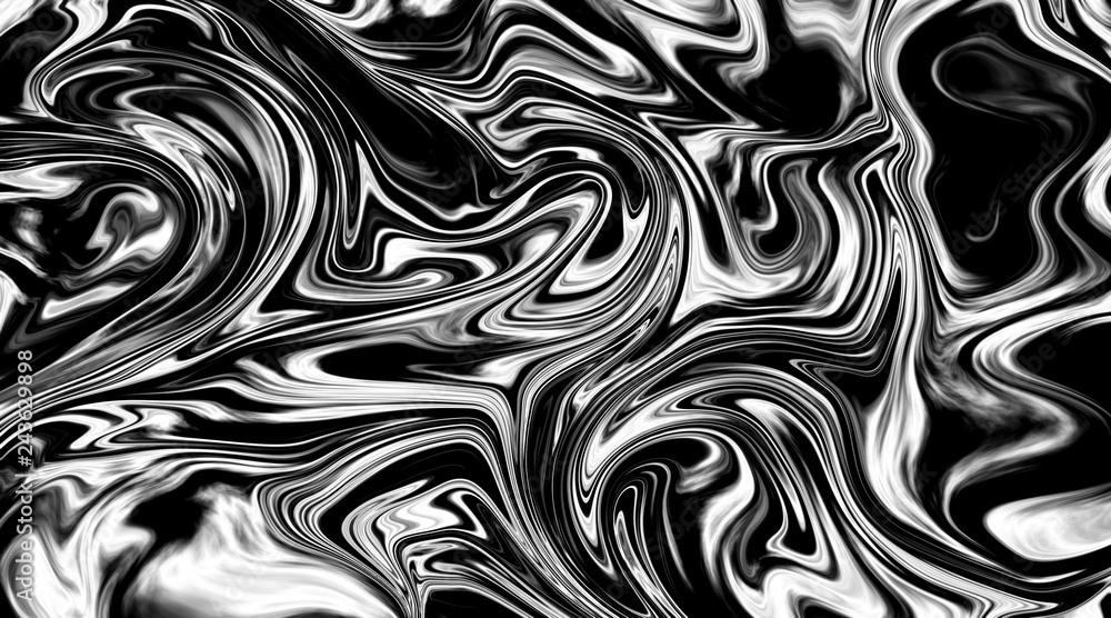 Black and White Abstract Liquify Effect Background Texture Stock ...