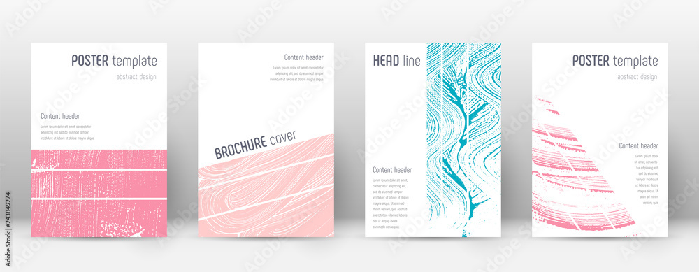 Cover page design template. Geometric brochure lay Stock Vector | Adobe ...