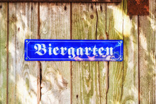 Beer Garden Sign Free Stock Photo - Public Domain Pictures