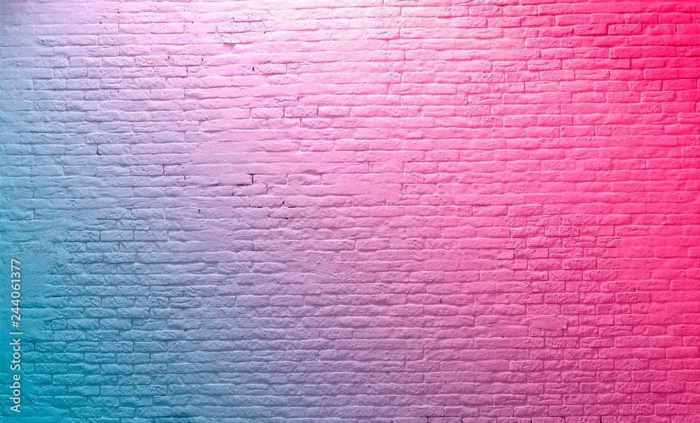brick wall neon pink blue Rustic Texture Retro use | WallsHeaven ...