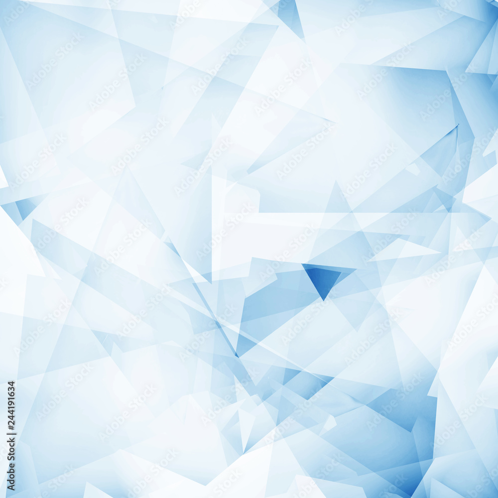 blue premium background with luxury light polygonal pattern and silver ...