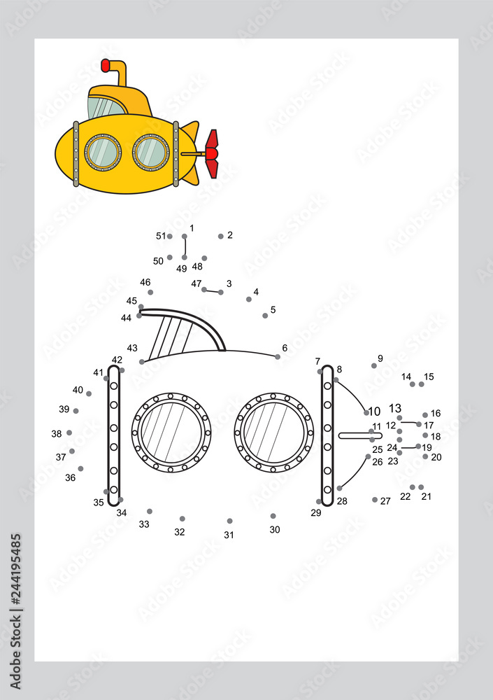 connect the dots game and coloring pages learning free form shape ...
