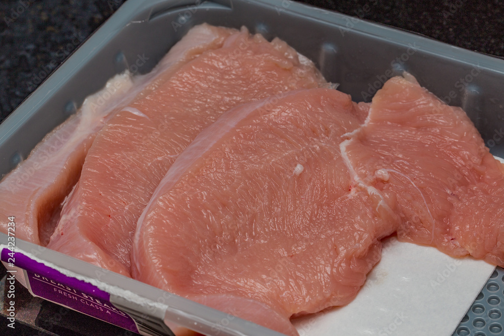 Packet of pork loin chops Stock Photo | Adobe Stock