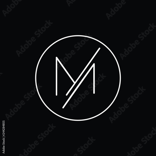 Creative and Minimalist Letter M Logo Design Icon, Editable in Vector ...