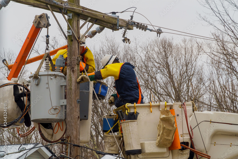 Weeks after Hurricane utility crews are still hard at work restoring ...