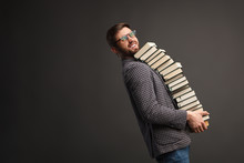 Carrying Books Free Stock Photo - Public Domain Pictures