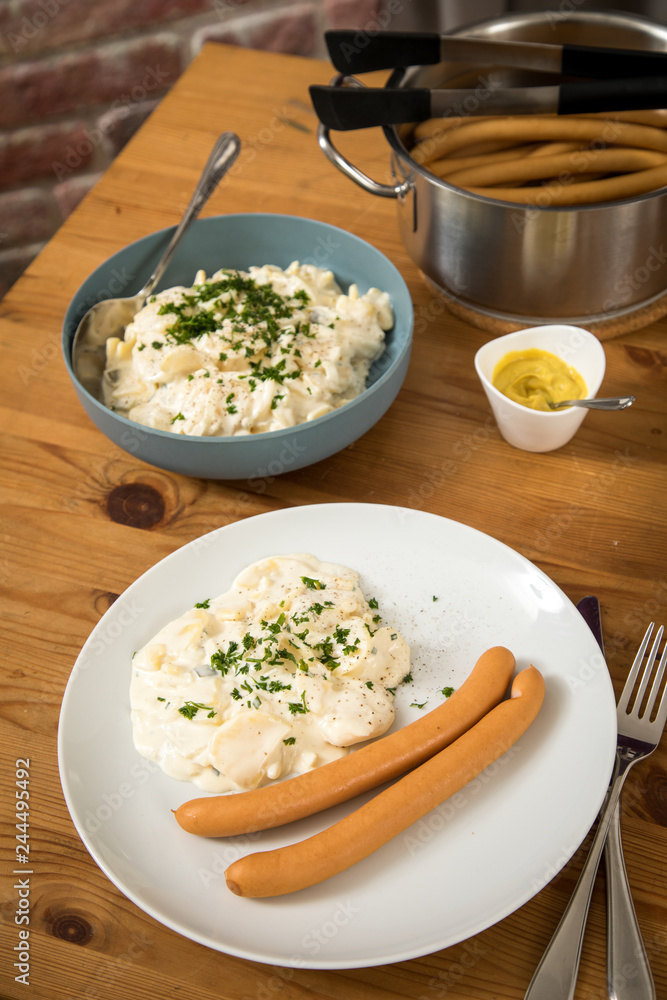 Wiener Wurstchen Salat Mit Mayo