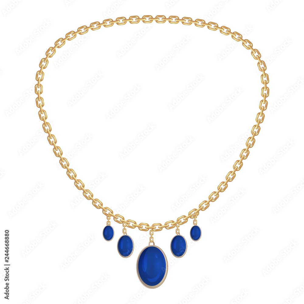 Necklace icon. Cartoon of necklace vector icon for web design isolated ...