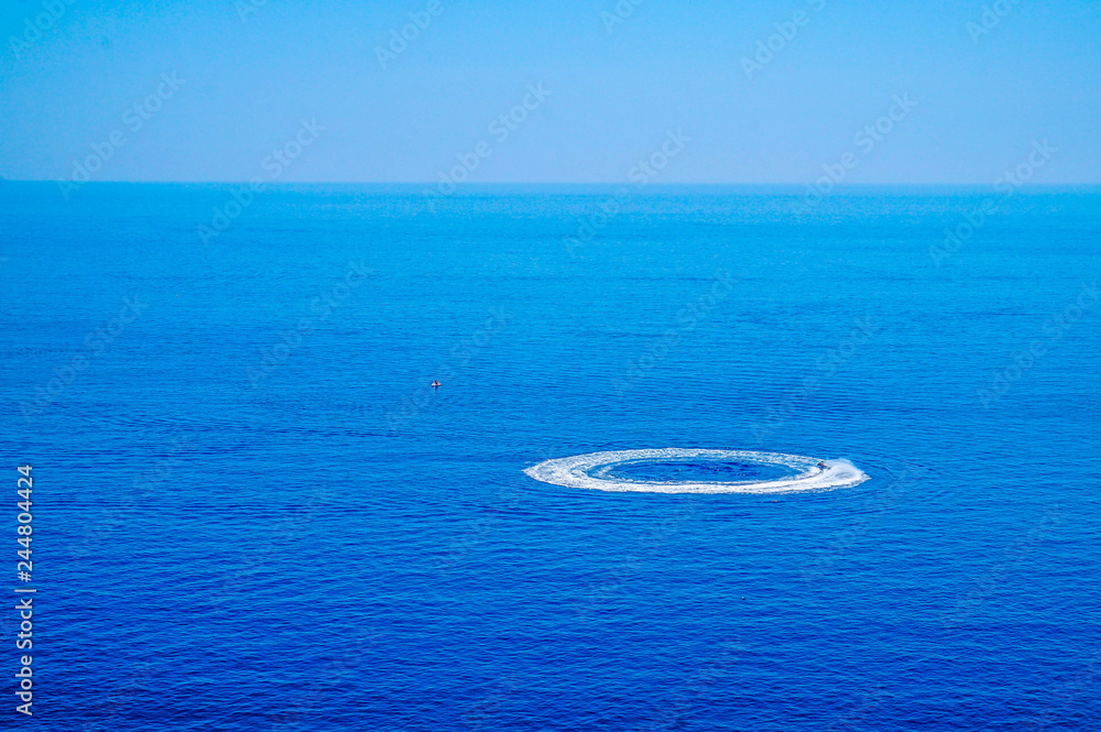 turning circles in ocean Stock Photo | Adobe Stock