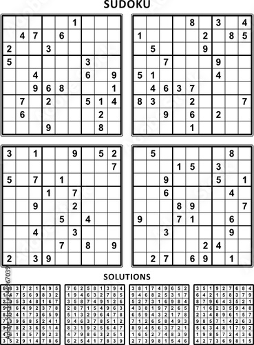 Printable Diabolical Sudoku Puzzles Sudoku Printable Easy Printable Sudoku 4 Per Page Oppidan 