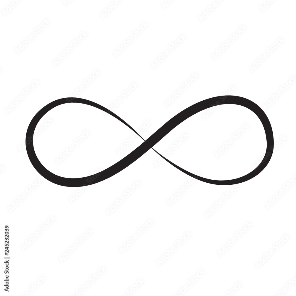 เวกเตอร์ Stock infinity sign, vector illustration | Adobe Stock