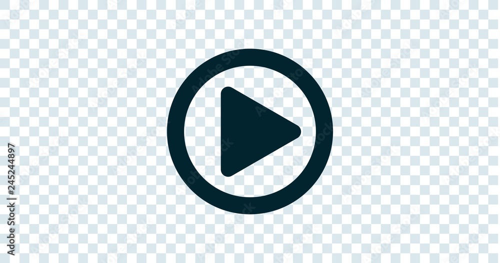 Play Button illustration Transparent Vector background 2048x1080 ...